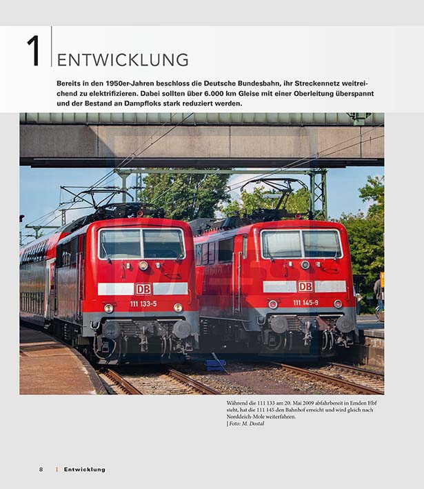 Baureihe 111 - Der letzte E-Lok-Klassiker der Deutschen Bundesbahn. Dostal