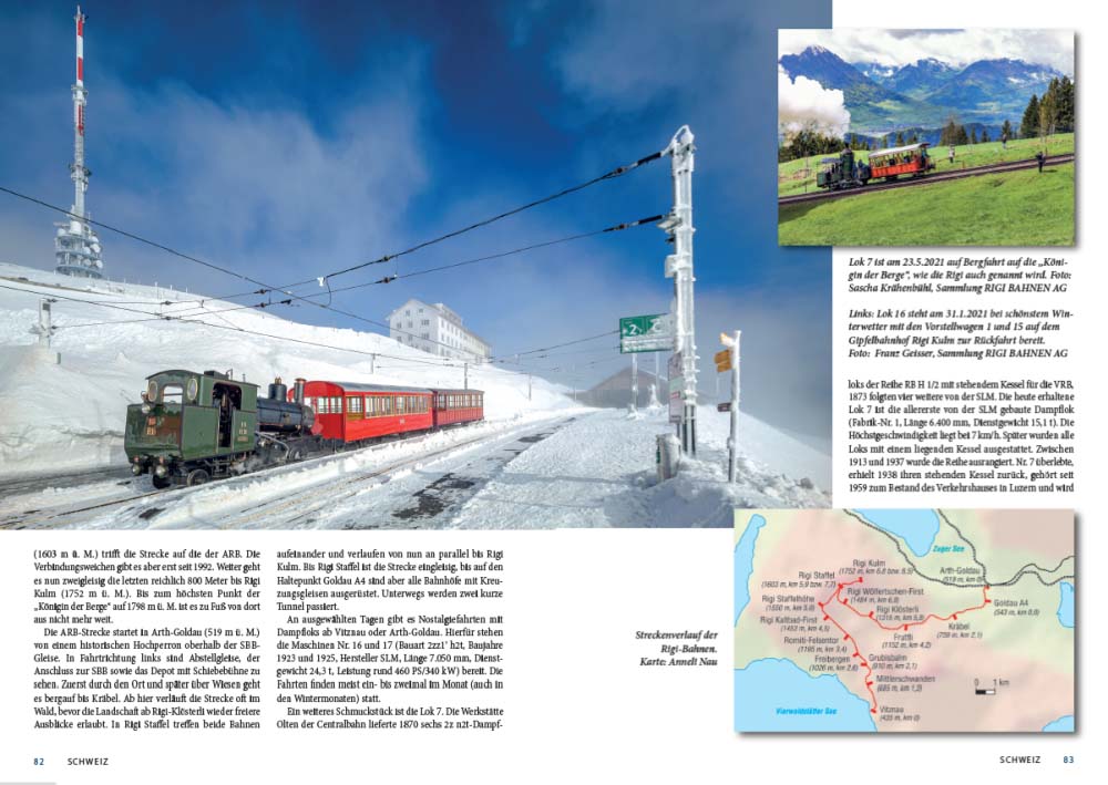 Mit Volldampf auf die Berge - Europas Zahnraddampfloks ...